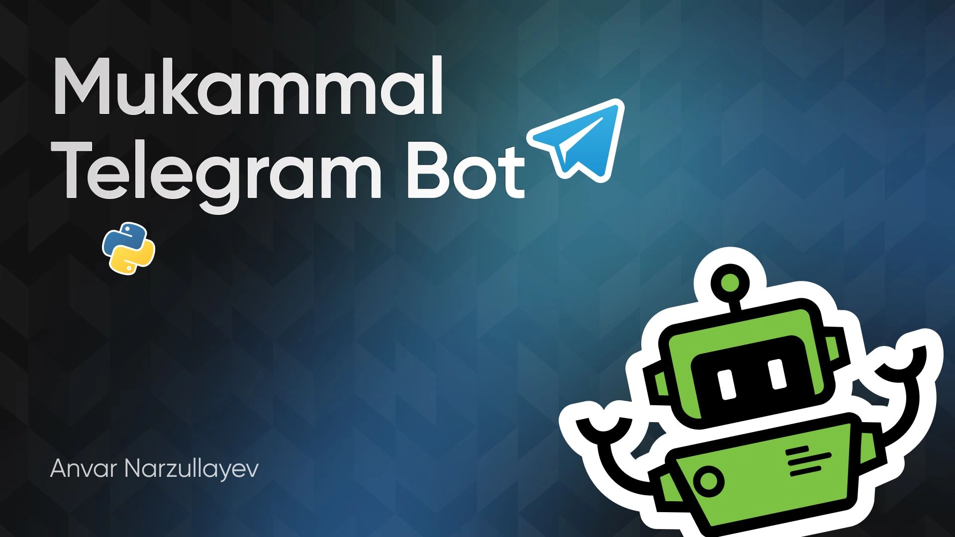 Mukammal Telegram bot (Mohirdev) купить в ASAXIY: цены, характеристики, отзывы