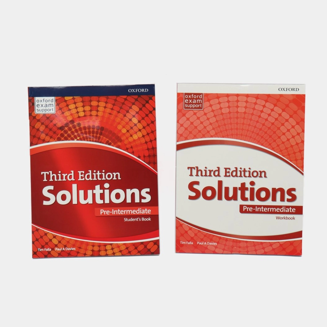 Solutions. Pre-intermediate - Student's book (+Workbook) (Third edition) (A5) купить в ASAXIY ...