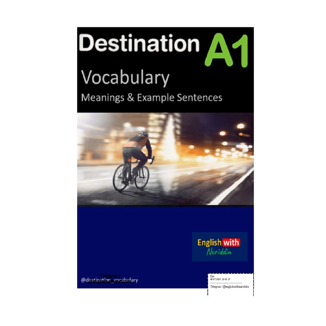 Destination A1. Grammar and Vocabulary with Answer Key (A4) купить в ...