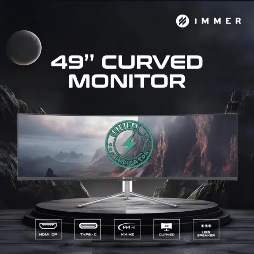 Монитор IMMER 49WC9000I 49" CURVED (HDMI+DP+TypeC+USB+SPEAKER) 144Hz ...