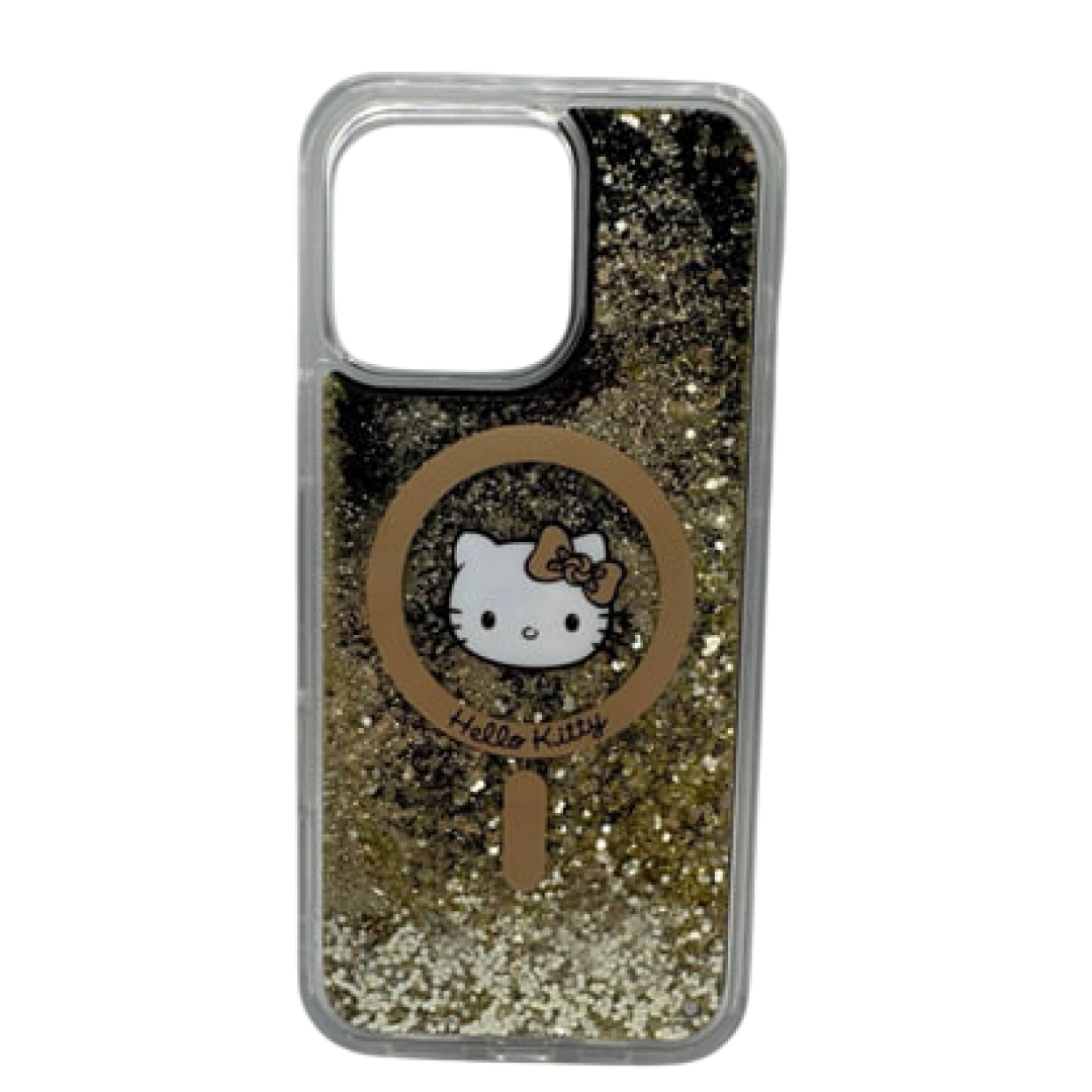 Чехол CG MOBILE HELLO KITTY LIQUID GLITTERS GOLD для Iphone 16 Pro купить в ASAXIY: цены ...